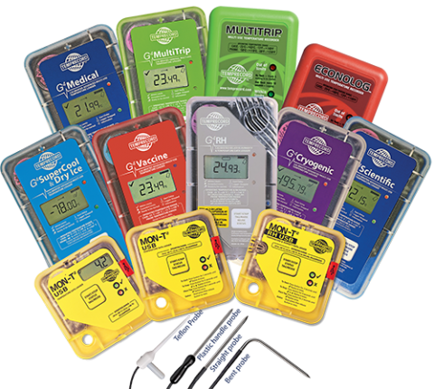 Temprecord range of multi-functional data loggers and solutions